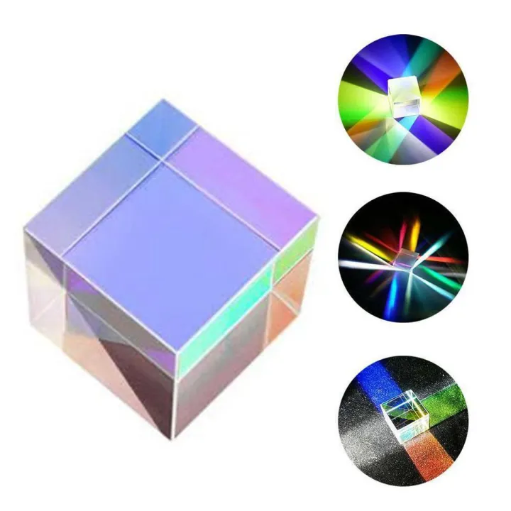 Dichroic Glass Optical Color X-Cube Four Side Polished Glass Cube ...