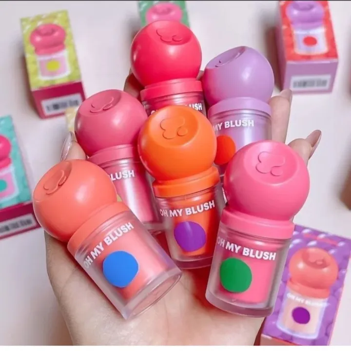 2P Original Oh my Blush Dot Korean 2P Original Water-based blush, dense ...