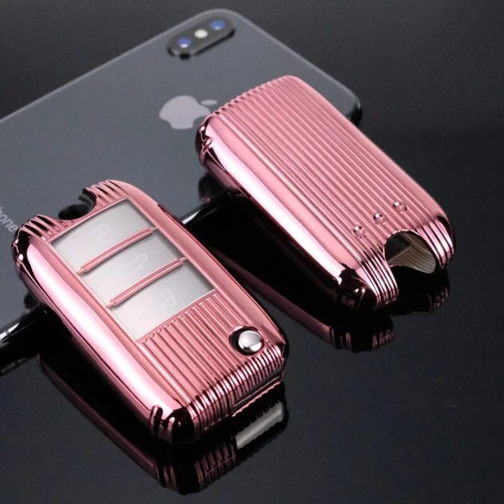 【shenggangshangmao001】TPU Car Key Case Cover Case 3 button Protection ...