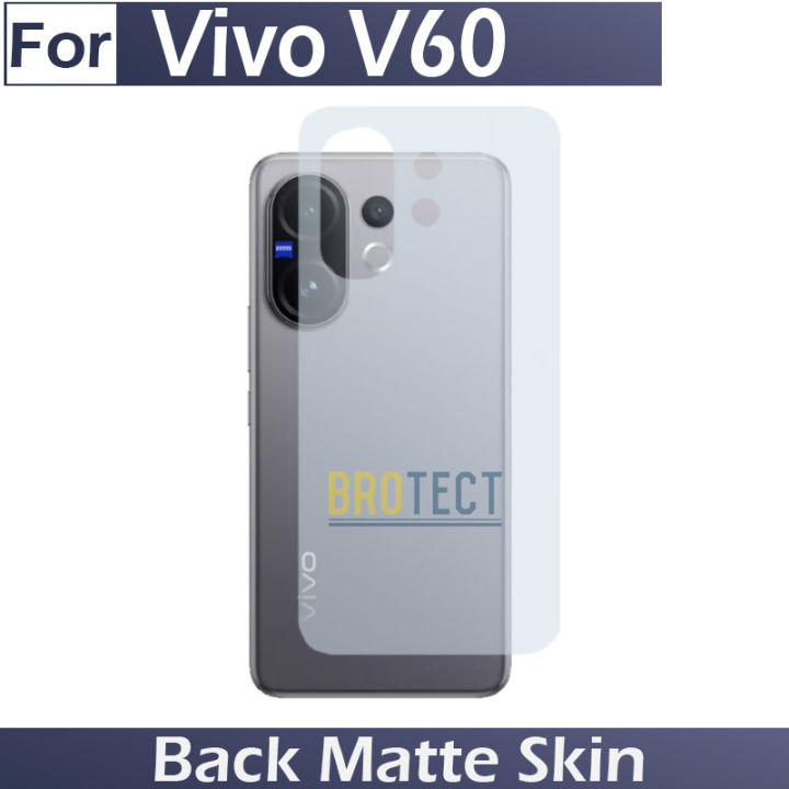 vivo v60 Back Matte Protector Soft Skin Sheet Film Protection vinyl ...