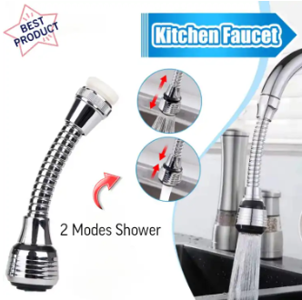 Universal Turbo Flex splash 360 degree swivel tap water filter nozzle ...