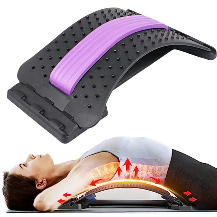 Lumbar Spine Relief Traction Device Back Stretcher Lower Pain Relief 3 ...