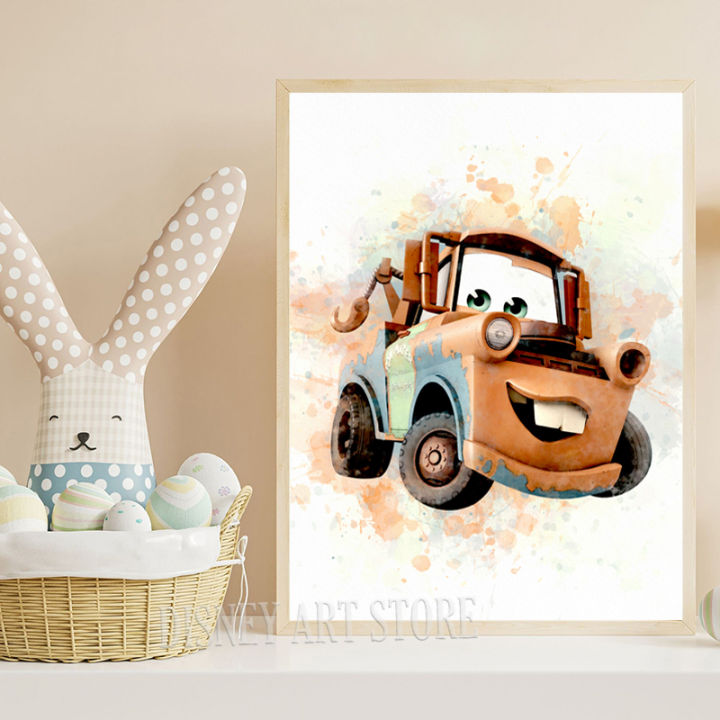 20cm*30cmLightning McQueen personalized name printed cartoon movie ...