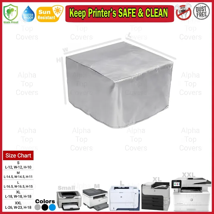/ HP / Canon / Epson Printer Covers - Parachute Quality - By Alpha Top ...