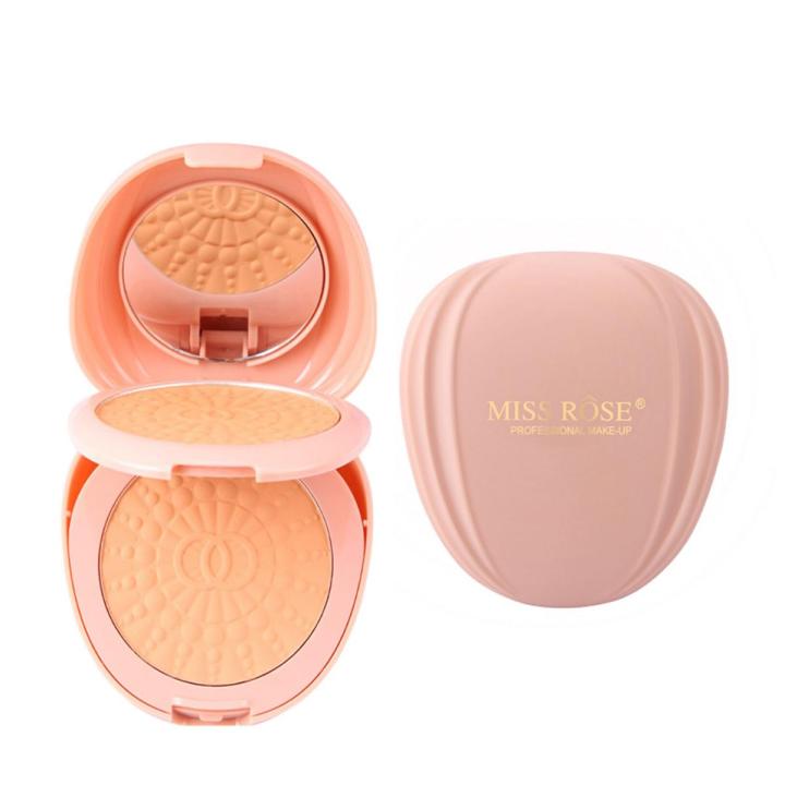 Miss Rose 3 in 1 2 Color Setting Transparent Pressed Compact Powder ...