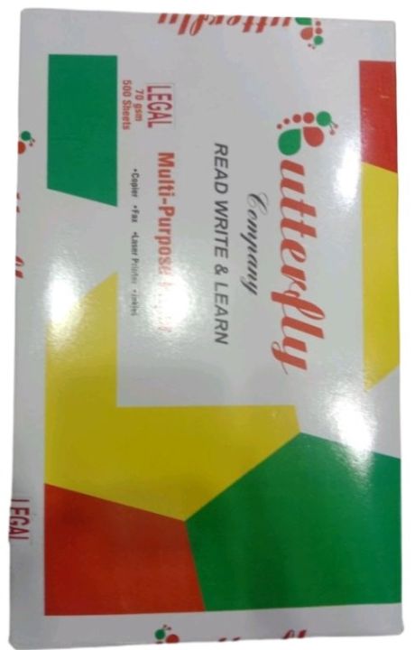 Butterfly Legal Coppier paper 70Gsm 500 Sheets 1 Ream Imported paper ...