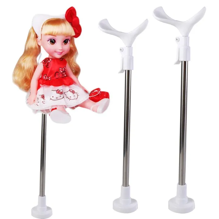 DIY Toy Stretchable Dolls Stand Standing Holder Adjustable Dolls ...