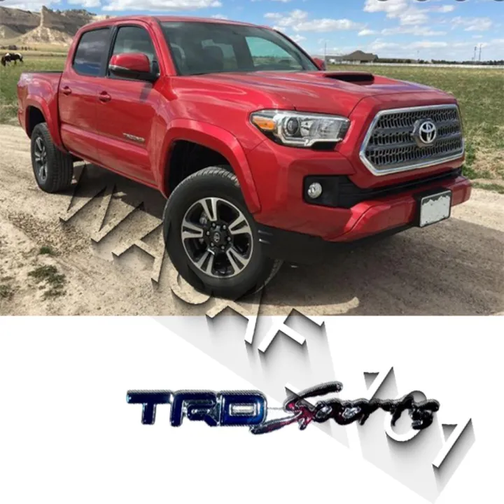 Pack of 1 TRD Sports Monogram Blue&Black Emblem For Toyota Car | Daraz.pk