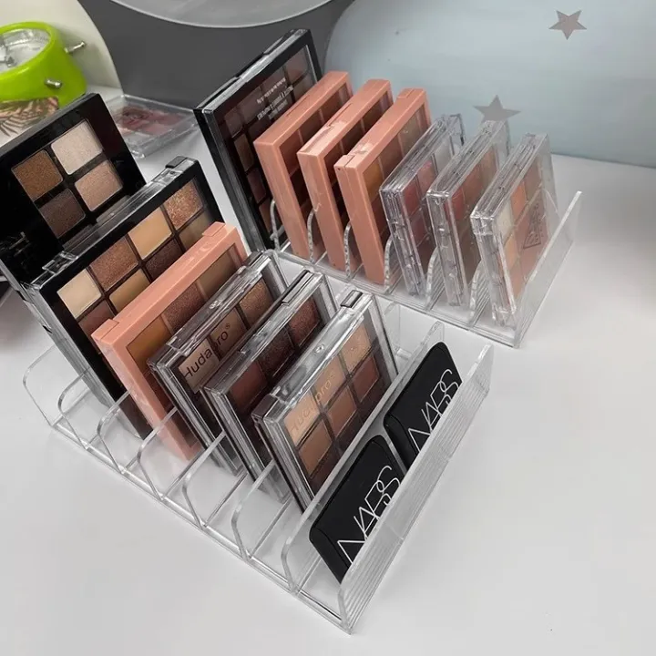 Eyeshadow palette storage box, powder separator grid, acrylic ...