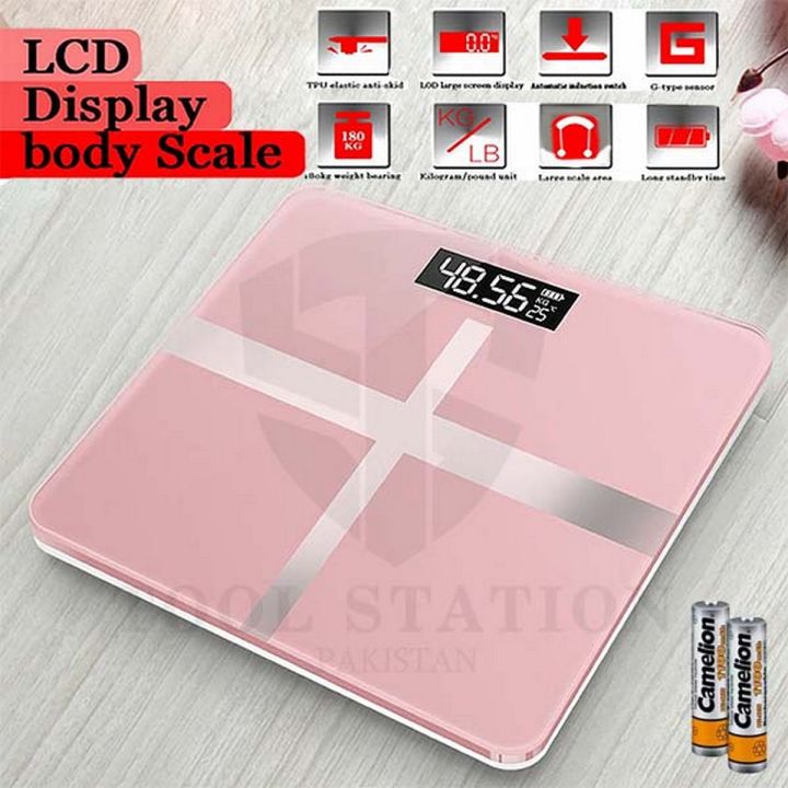LCD Display Body Weighing 10g-180kg Digital Health Weight Scale ...
