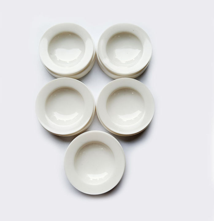 Pack of 5 Cabinet Saucers for Color Mixing - Durable Paint Mixing ...