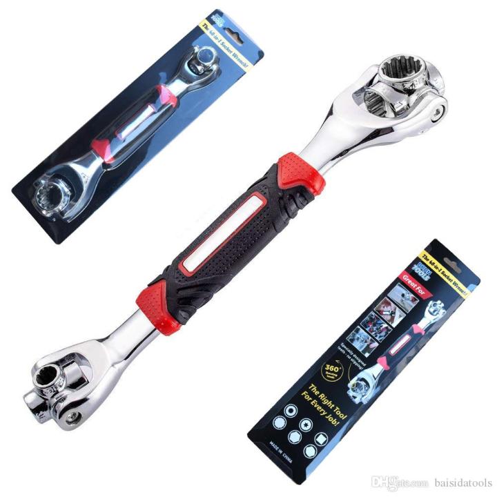 48-in-1 MultiFunction Spanner Wrench Tool Sleeve With Spline Bolts with ...