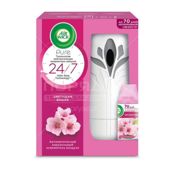 AIR WICK FRESH MATIC AUTOMATIC SENSOR MACHINE + 250 ML CHERRY BLOSSOM ...