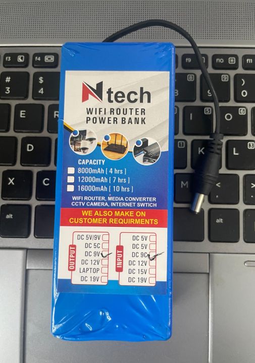 9V WiFi Router Power Bank UPS | Ultimate Backup for Uninterrupted ...