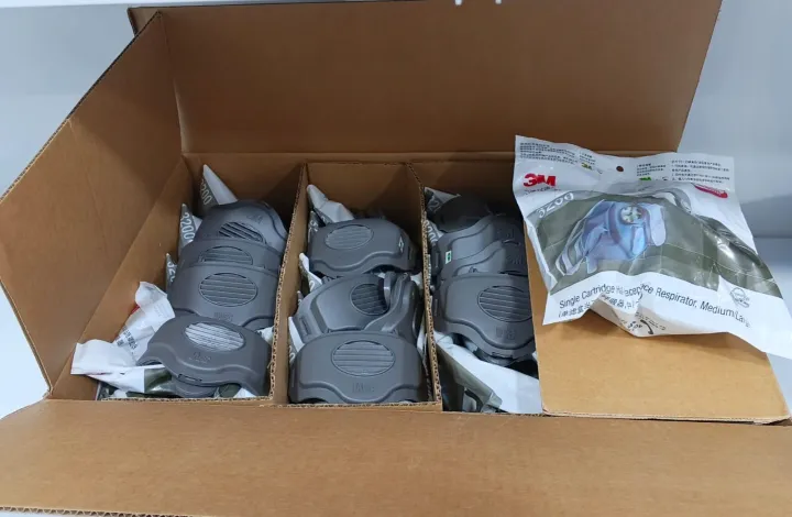 3M 3200 model Single Cartridge Half - Facepiece Respirator , Medium ...