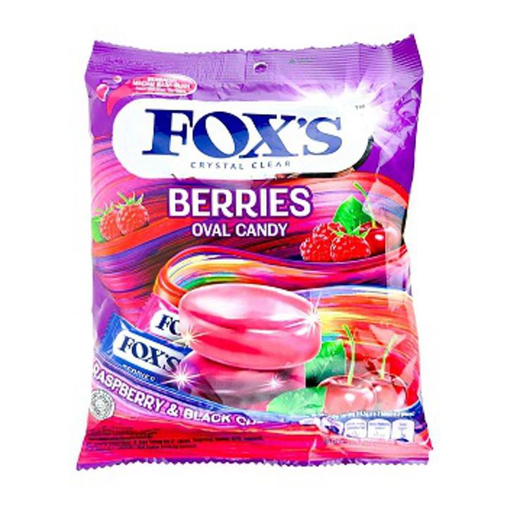 Fox's Crystal Clear Berries Oval Candies, 125 gm | Daraz.pk