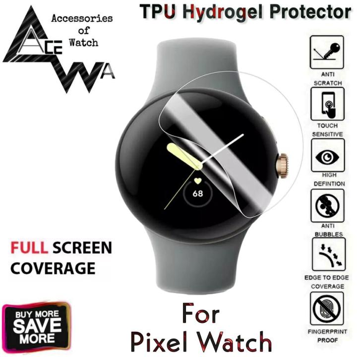AceWa 1 Pcs Hydrogel Film Protector for Google Pixel Watch Full Screen ...
