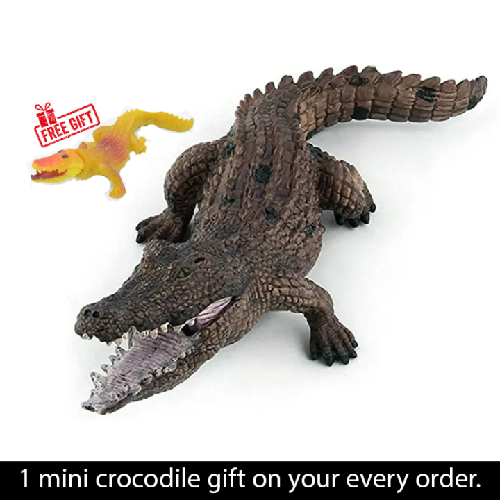 Alligator Toy Realistic Crocodile Figures 5 Inch Alligator Figurines ...