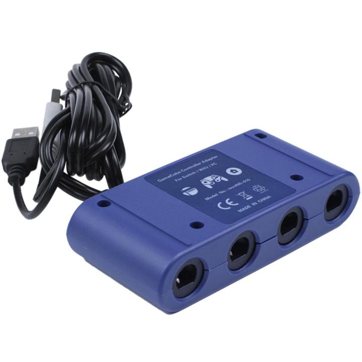For Gamecube Controller Adapter For Nintendo Switch Wii U Pc 4 Ports ...