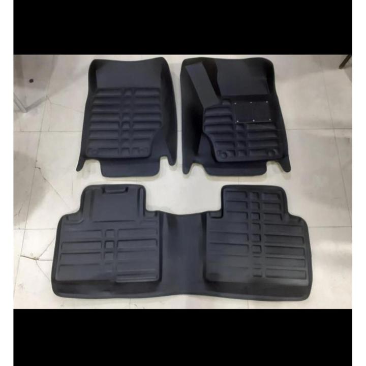 5D Floor mats Toyota Rivo all models black | Daraz.pk