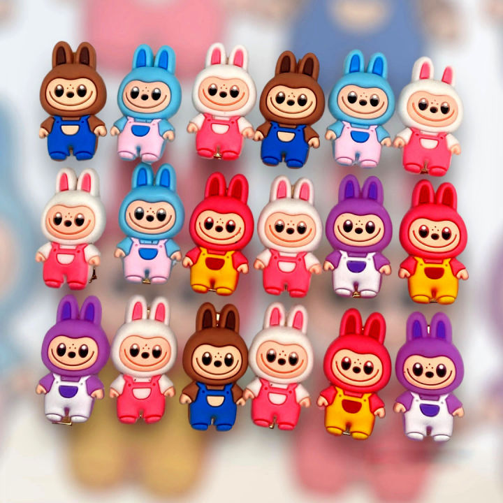 3 Pcs Labubu Kids’ Hair Clips Random - Cute Cartoon Characters for ...