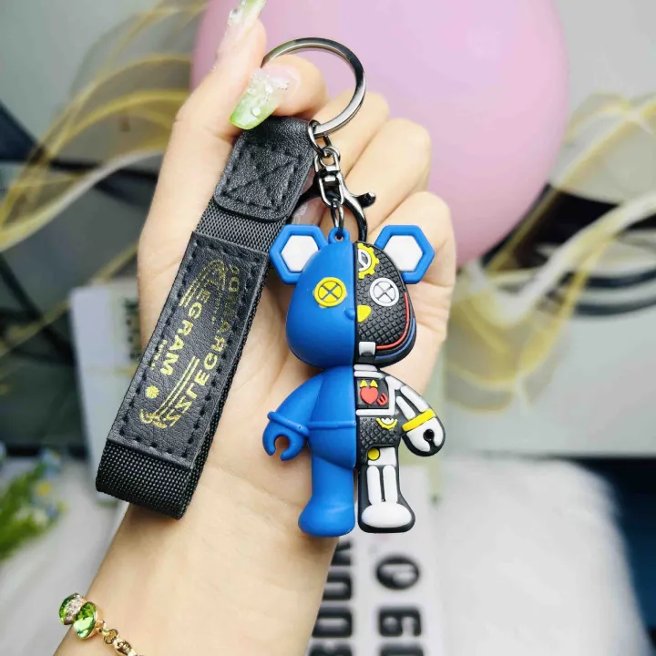 1117 Creative Cartoon Half-Solved Mechanical Bear Buckle Pendant ...