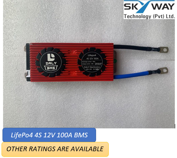 Daly BMS LifePo4 4S 12V 100A Lithium Iron Phosphate | Daraz.pk