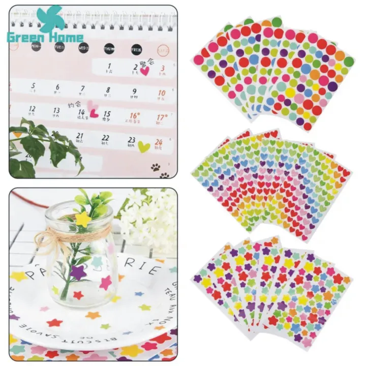 6 SHEETS STICKERS / PVC Notebook Decoration Stickers for Children Kids ...