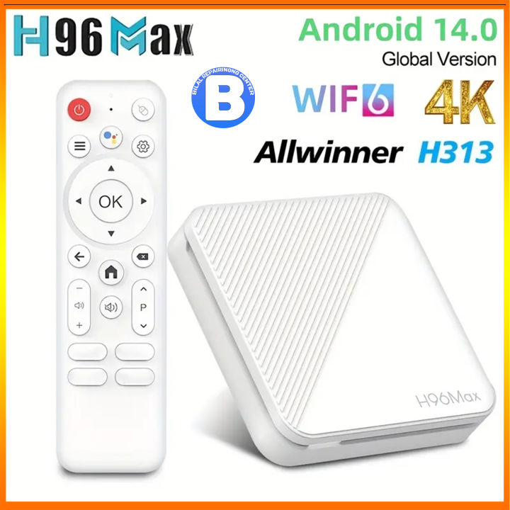 Original H96 Max Android 14.0 Version Google Assistant 4K@60fps Dual ...