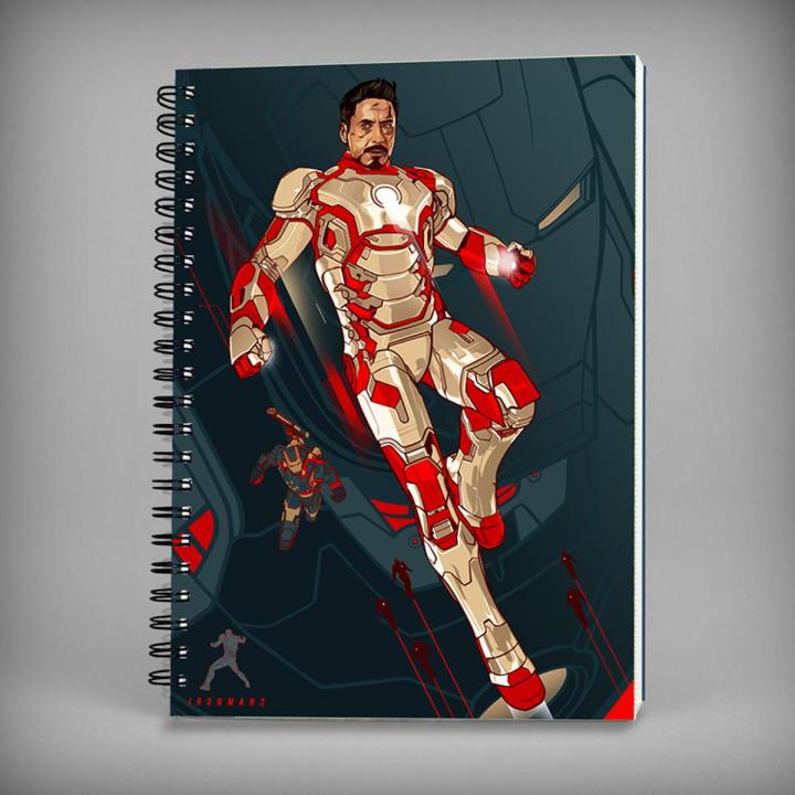 Iron Man Spiral Notebook - 7503 | Daraz.pk