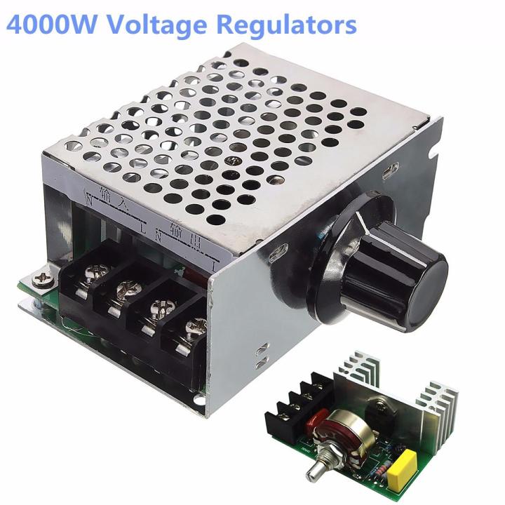 Conventional NEW 4000W 220V AC SCR Voltage Regulator Dimmer Electric ...