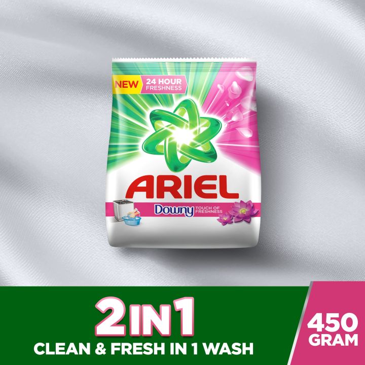 Ariel Detergent Washing Powder 2in1 Touch of Downy - 450g Pack | Daraz.pk