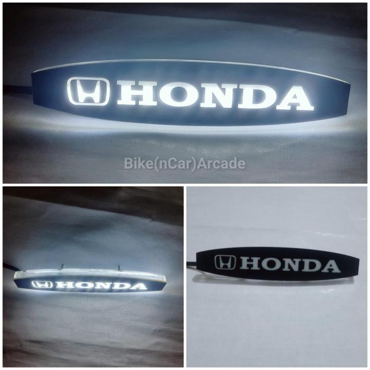 Honda Motorcycle Monogram Light LED WHITE Logo Universal for ...