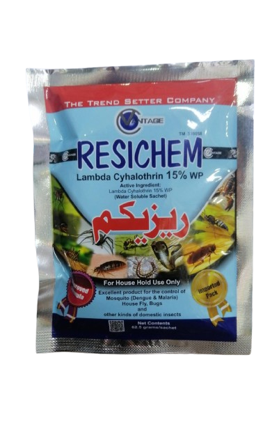 Resichem 15%(Lambda cyhalothrin)( Imported Pack) best product to save your home from all types ...