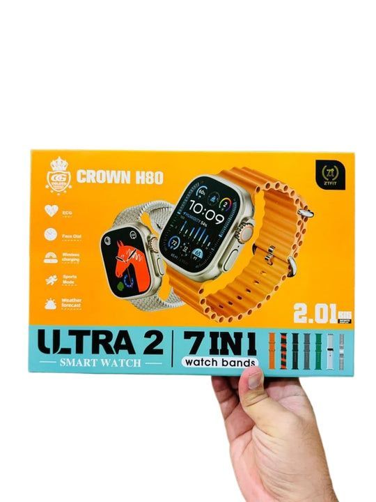 Crown H70 Ultra 7-in-1 Smart Watch | Daraz.pk