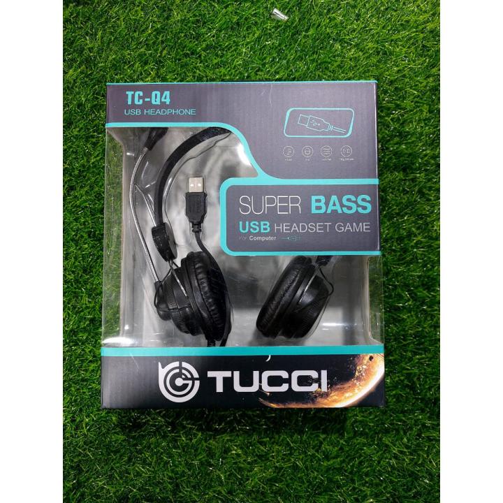 Gaming Headset With Mic For Computer And Laptop TUCCI TC-Q4 | Daraz.pk