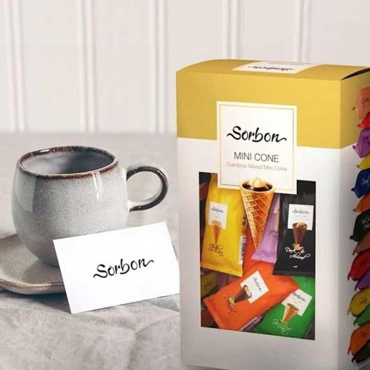 Sorbon Mini Chocolate Cones 8 Flavours / Box 32 pcs / Imported | Daraz.pk