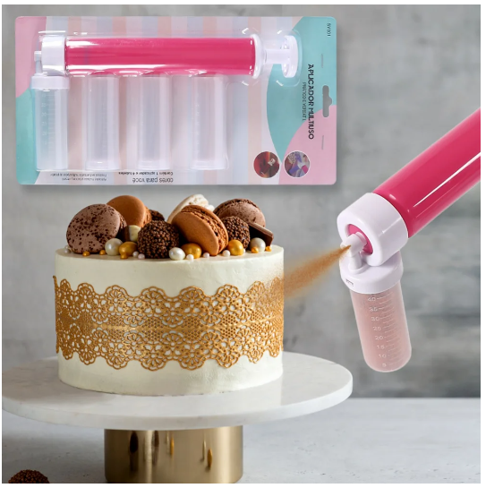 Manual Airbrush for Cakes ,DIY Baking Air brush Shimmer Pump, Cake ...