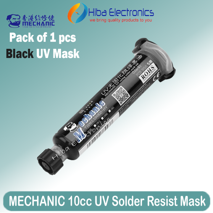 Mechanic 10cc Green/Red/Yellow/Blue/White 5 Color UV Curing Solder Mask ...