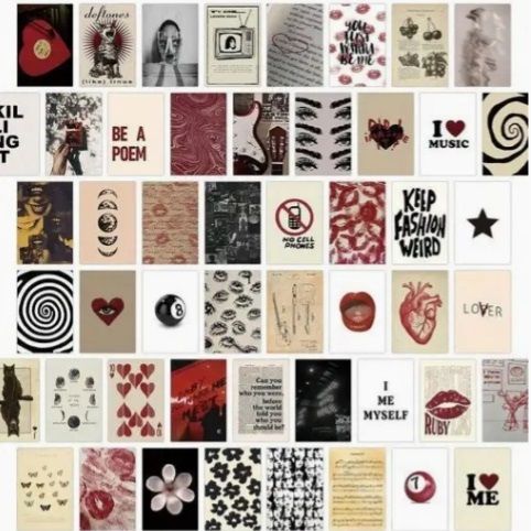 Girls style Poloriod vintage Aesthetic Wall Posters 4x6 inches of your ...