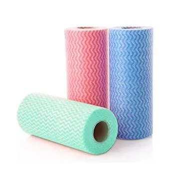 ASM 1Roll (25 Sheets) Multi-Purpose Kitchen Cleaning Reusable Wipes ...