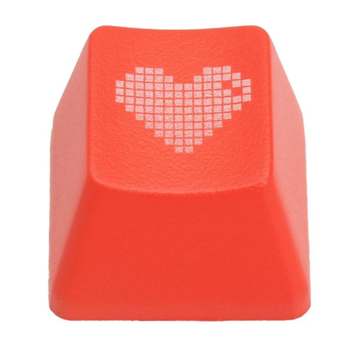 ABS Red Heart Keycap Translucent Backlit Keycaps for Cherry Mechanical ...