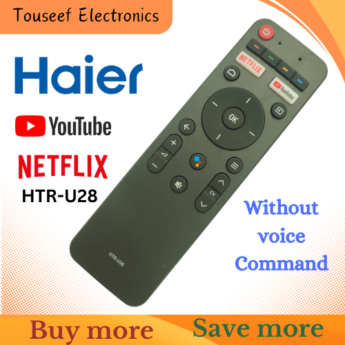 HAIER HTR-U28 Smart LCD LED TV Remote Control Without Voice Command ...