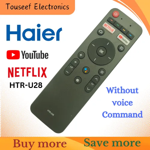 HAIER HTR-U28 Smart LCD LED TV Remote Control Without Voice Command ...