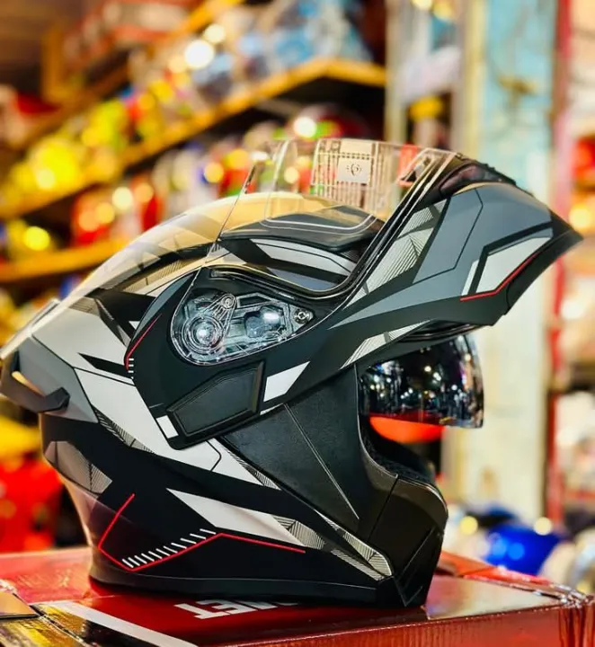 HELMET JIEKAI JK-902 FOR HEAVYBIKE - FLIPUP - DOT CERTIFIED - DUAL ...