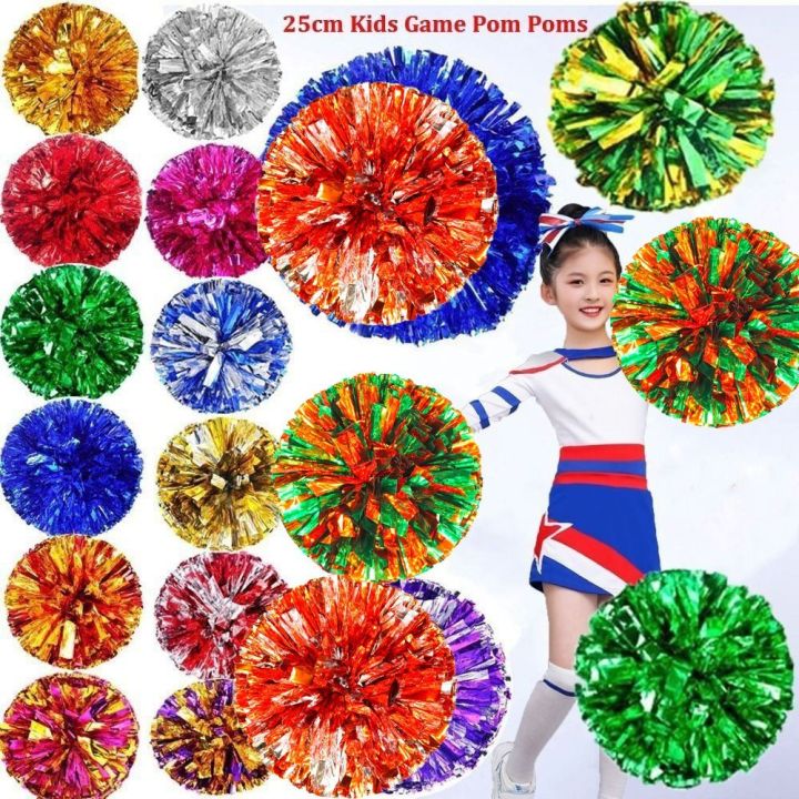 New 25cm Kids Game Pom Poms PET Come On Props Cheap Practical ...