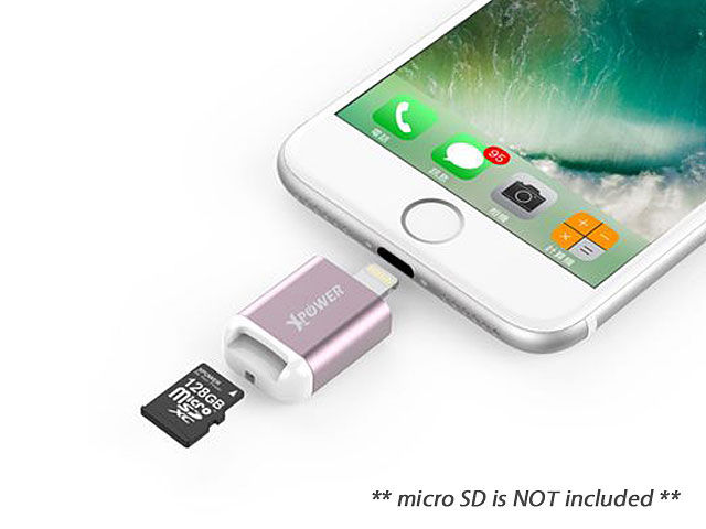 Xpower iReader Aluminium Alloy Lightning Card Reader | Daraz.pk