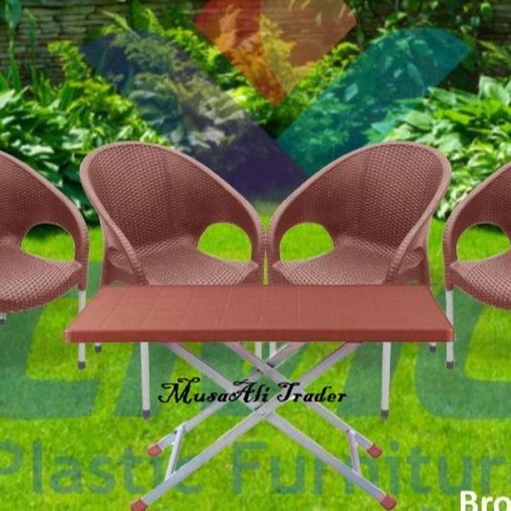sofa chairs set brown 4+1 | Daraz.pk