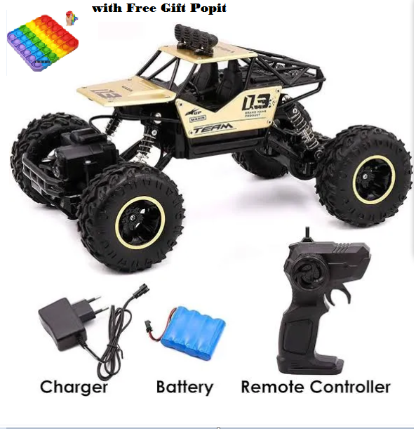 Toyz Remote Control Racing Car with Free Gift Popit, Rock Crawler 4 ...