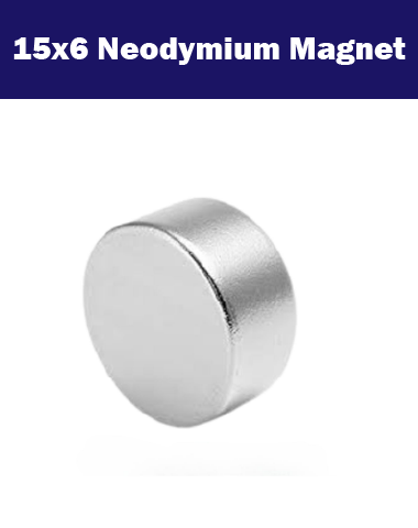 15x6mm Super Strong Neodymium Magnet (NdFeB) - 1 Piece | Daraz.pk